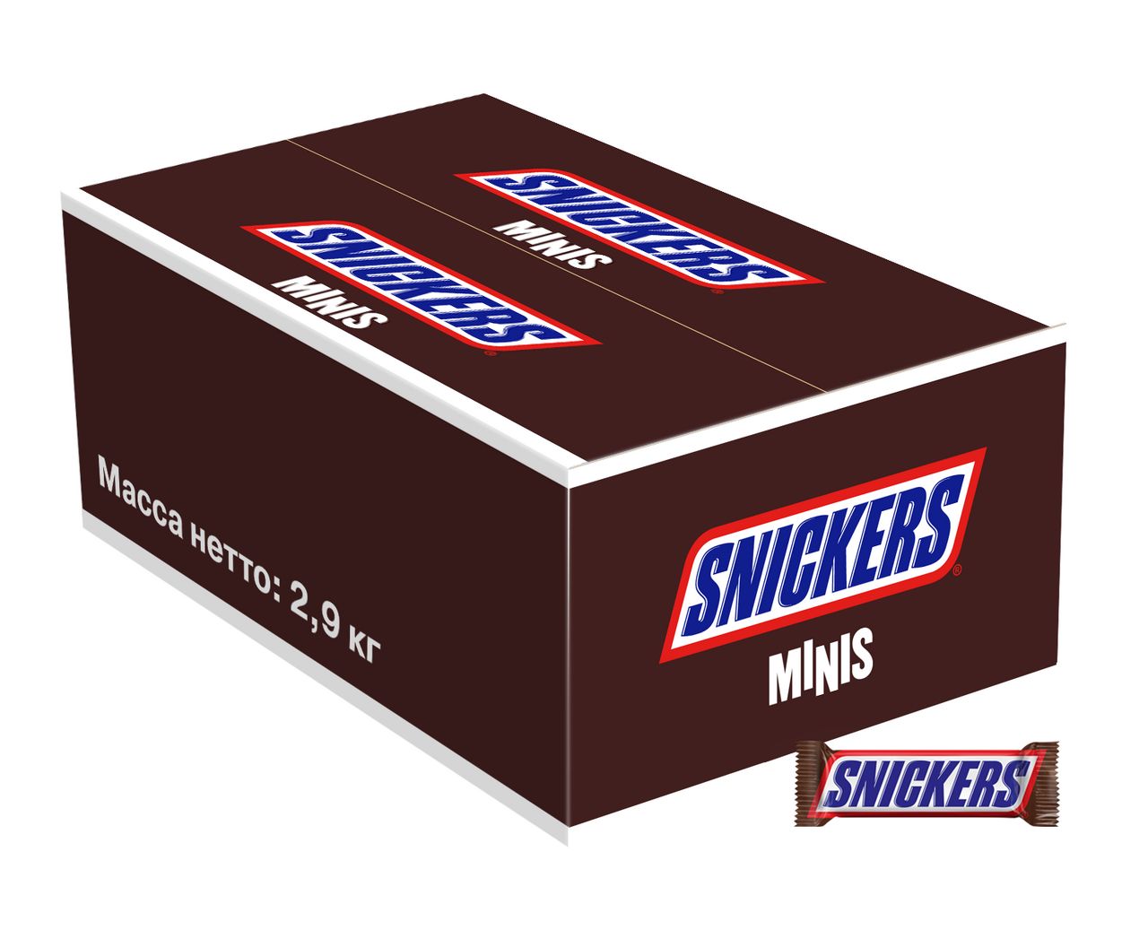 Конфеты шоколадные Snickers Minis, 2.9кг купить на OZON по низкой цене ...