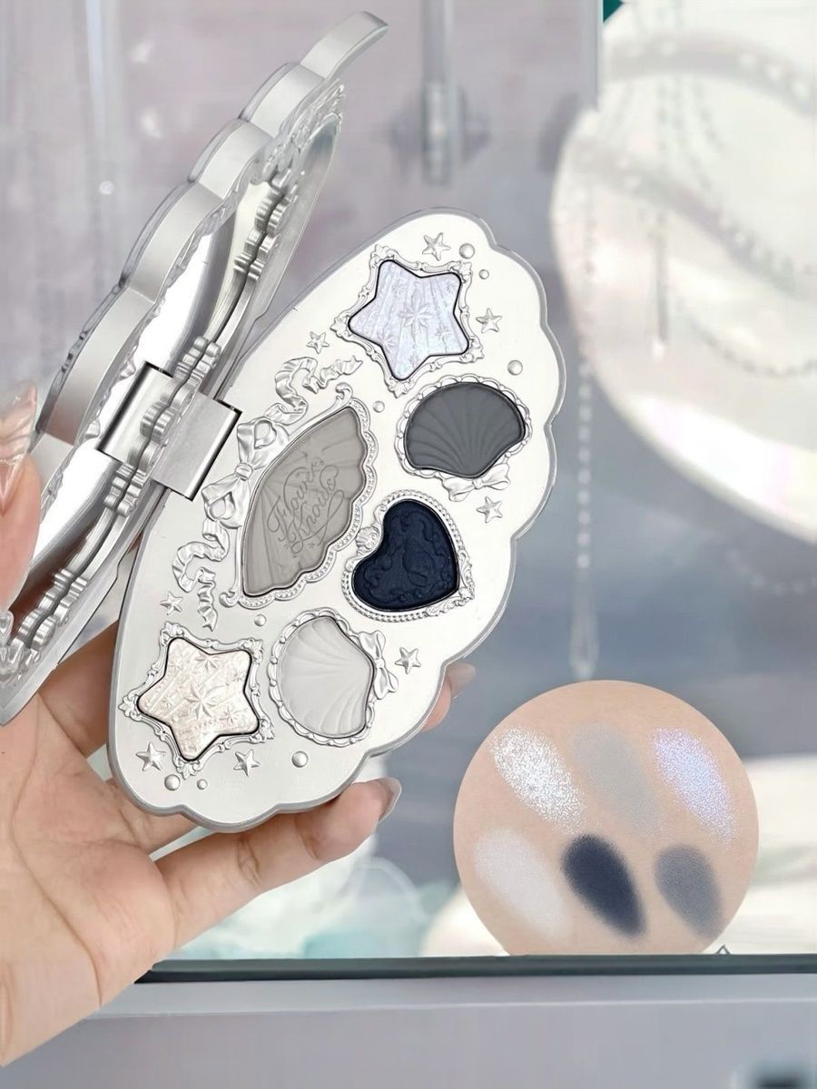 Flower Knows Shell pearl Скорлупа из жемчуга Палетка теней для век ...