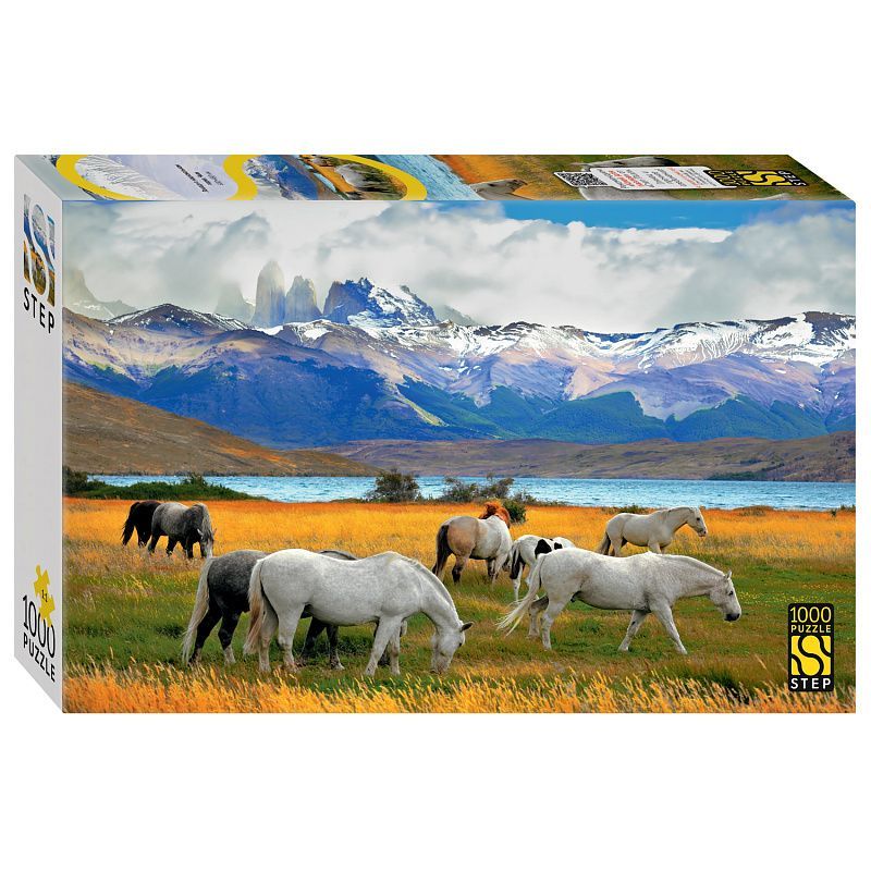 Мозаика "puzzle" 1000 "Лошади в национальном парке. Чили" купить на ...