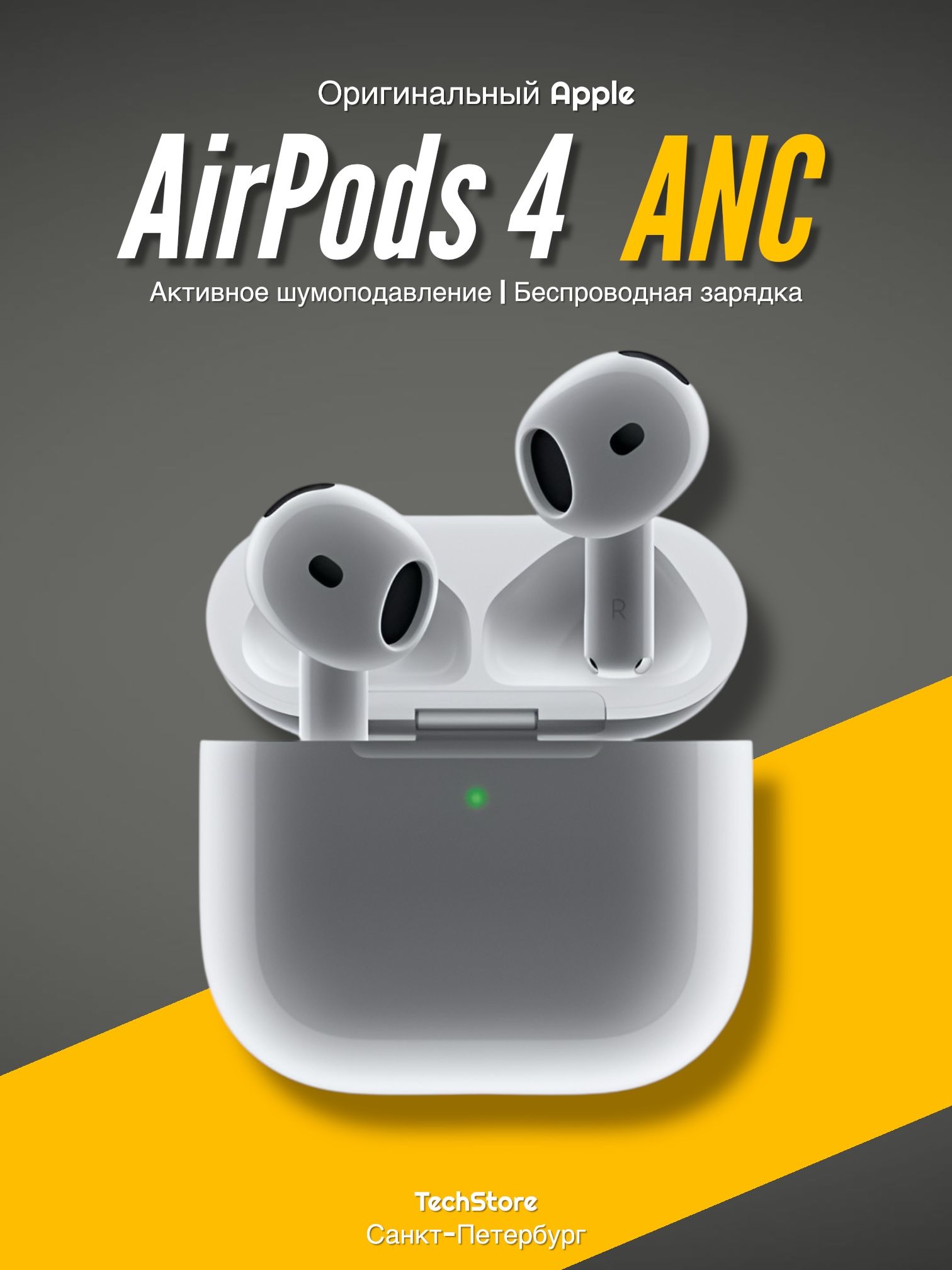 Внутриканальные Внутриканальные Apple AirPods Беспроводное A3055 A3056 ...