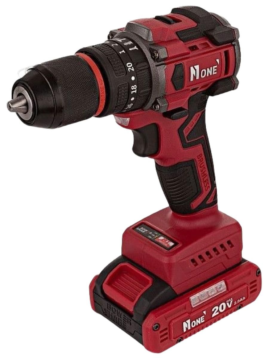 Дрель NUMBER ONE акк.уд CDI 20/2.0-IN-BR №1 (20В,Li-ion,2х2.0Ач, 50Нм ...