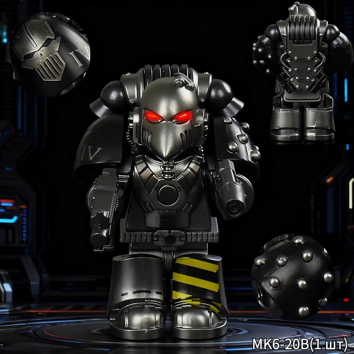 Минифигурка из строительных блоков Warhammer 40K Rebel Warrior, модель ...