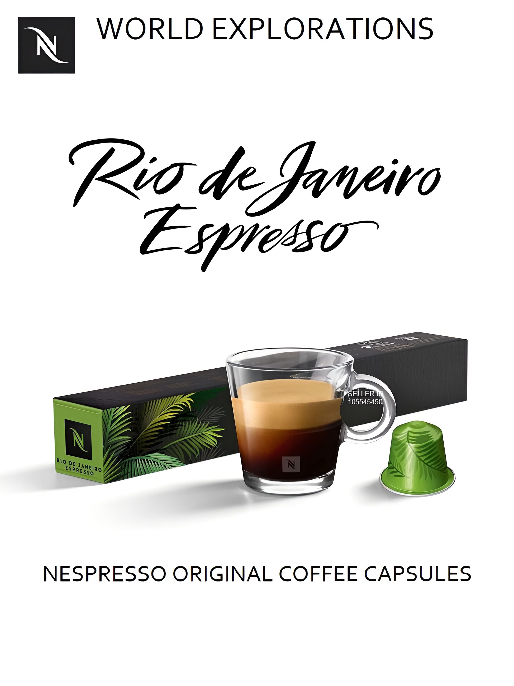 Кофе в капсулах Nespresso RIO DE JANEIRO ESPRESSO, упаковка 10 капсул ...