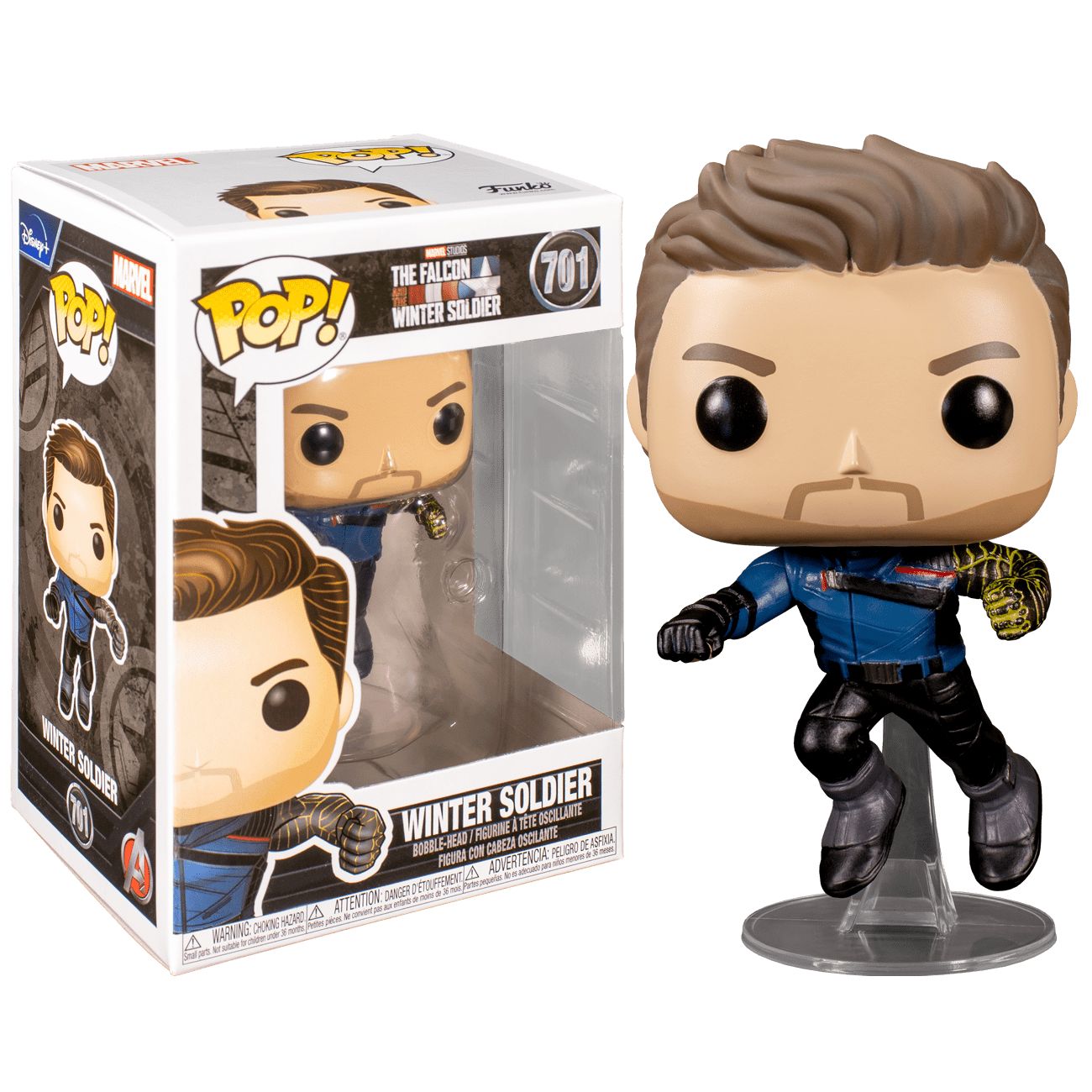 Фигурка Funko Pop! Falcon and Winter Soldier: Winter Soldier 701 (Фанко ...