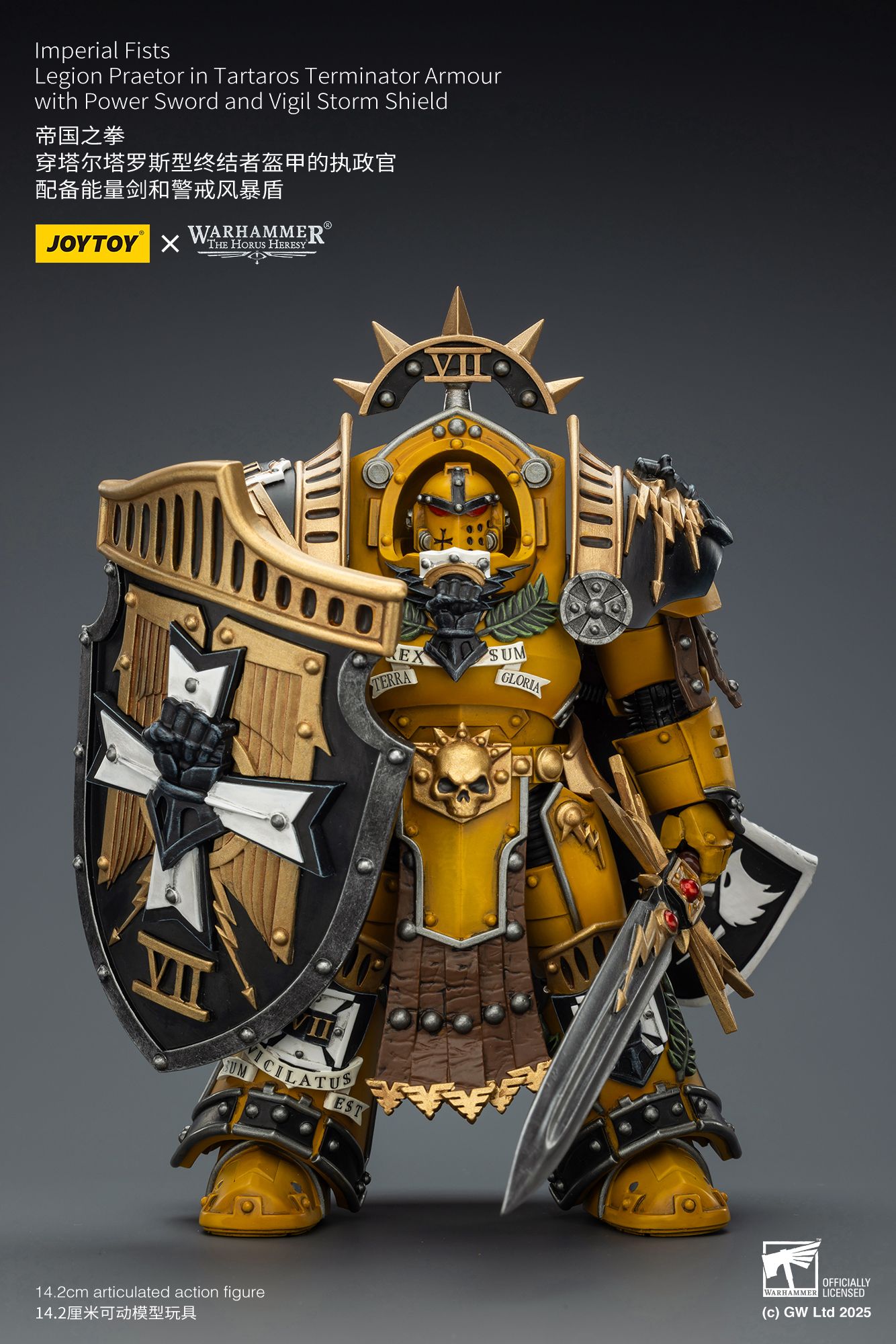 ФигуркаФигурка JOYTOY Warhammer Imperial Fists Legion Praetor in ...