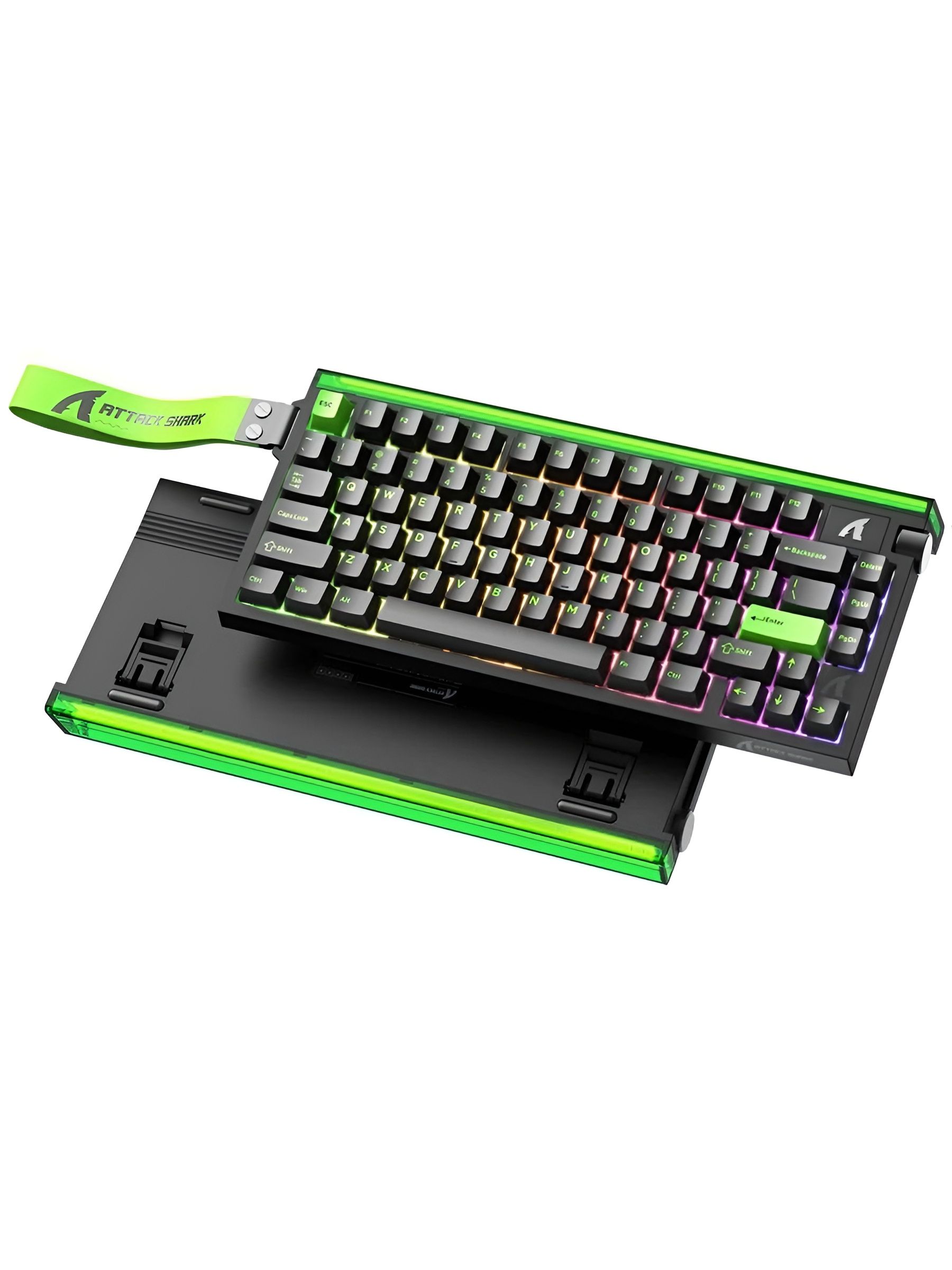 ATTACK SHARK Игровая клавиатура проводная R85HE, (Attack Shark Hall ...