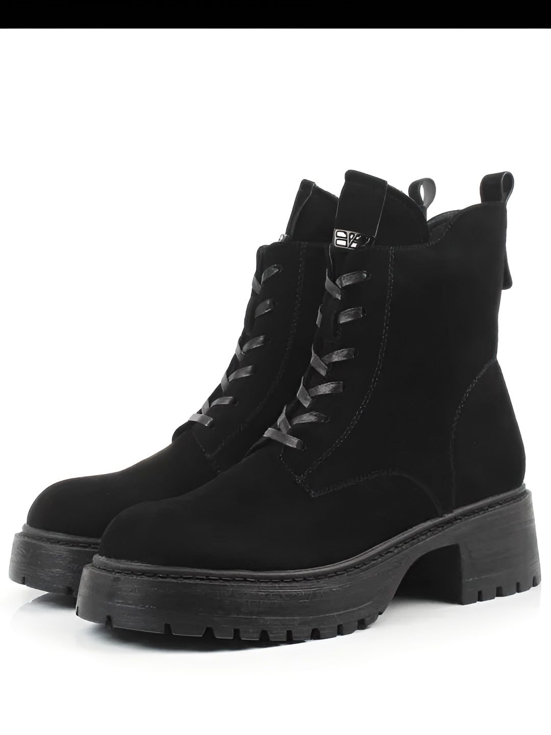 Ботинки Женский Sandra Valeri черный, размер 40 Еврозима Молния ...