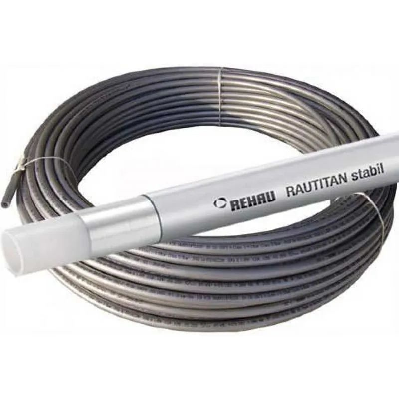 Оригинал. Труба Rehau Rautitan Stabil 16.2х2.6 мм. универсальная металлополимерная, 100м, арт ...
