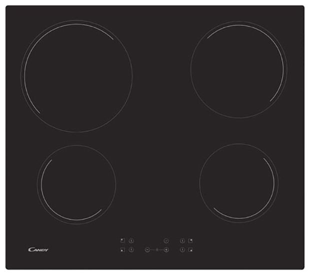 Электрическая варочная панель Candy CC64CH, 4 конфорки, индикация ...