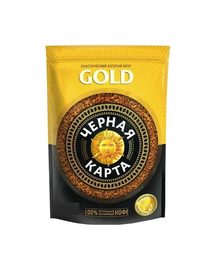 Кофе Черная Карта Gold растворимый 150 г - купить с доставкой по ...