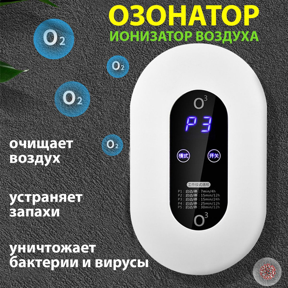 Озонатор очиститель воздуха для дома ионизатор для избавления запахов и плесени купить на
