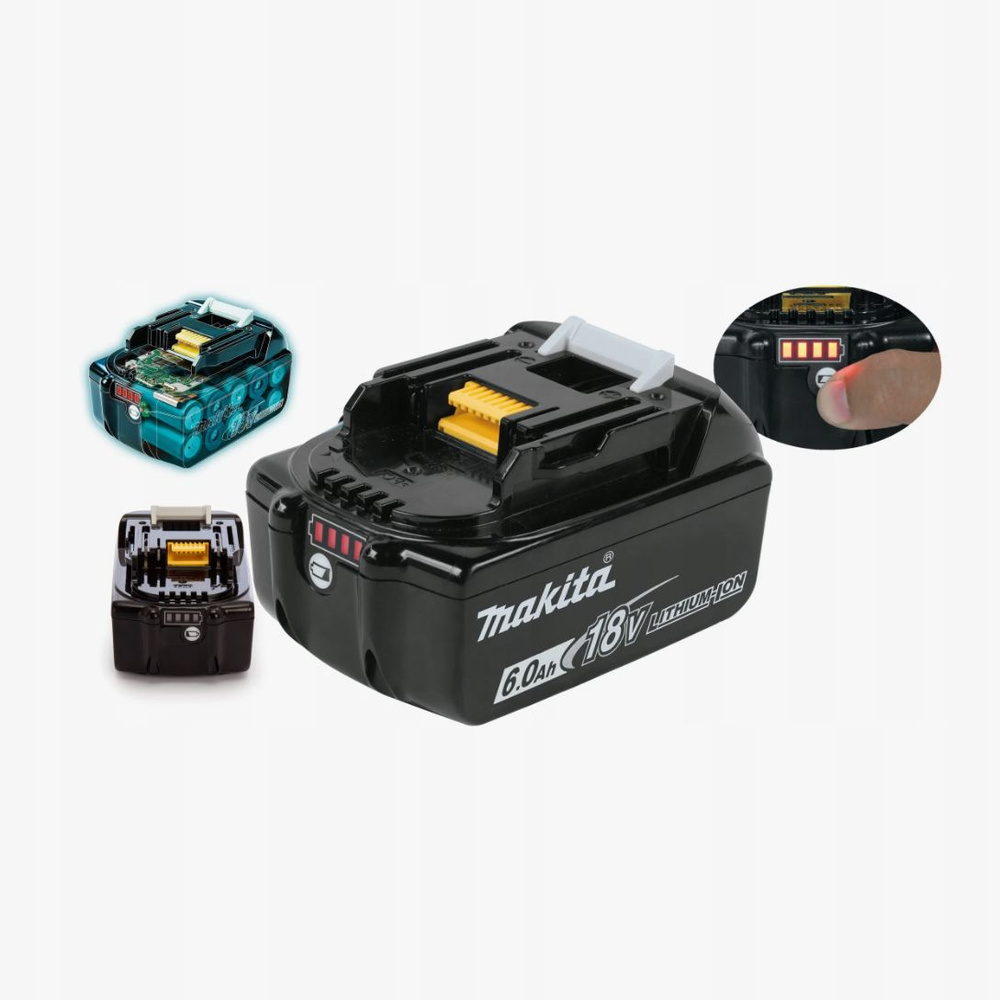 Аккумулятор Makita BL1860B 18V 6.0AH Orig - купить с доставкой по выгодным ценам в интернет ...