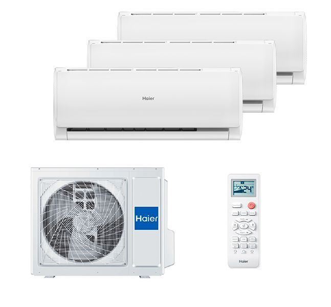 Мульти сплит-система на 3 комнаты ( 25+25+25 м2) Haier white - купить ...