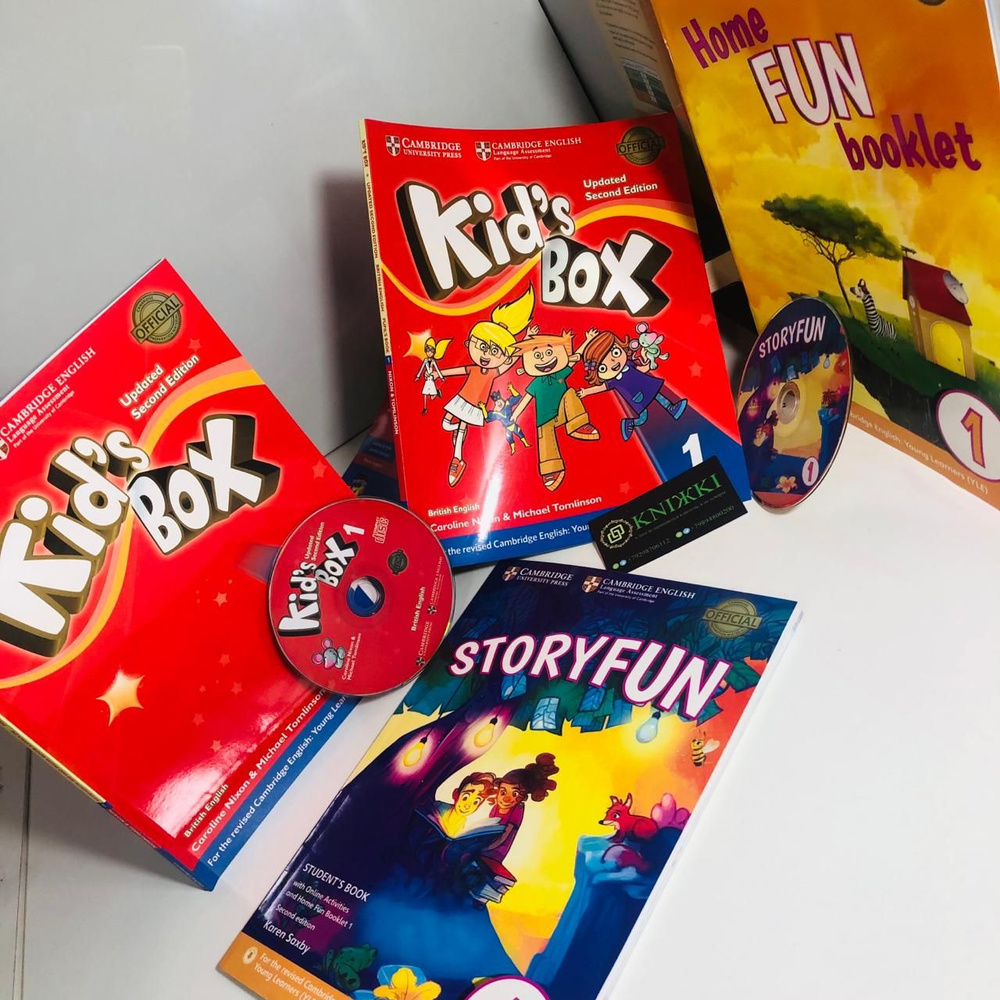 KID'S BOX 1 + STORYFUN 1+ BOOKLET (4 IN 1) - купить с доставкой по ...