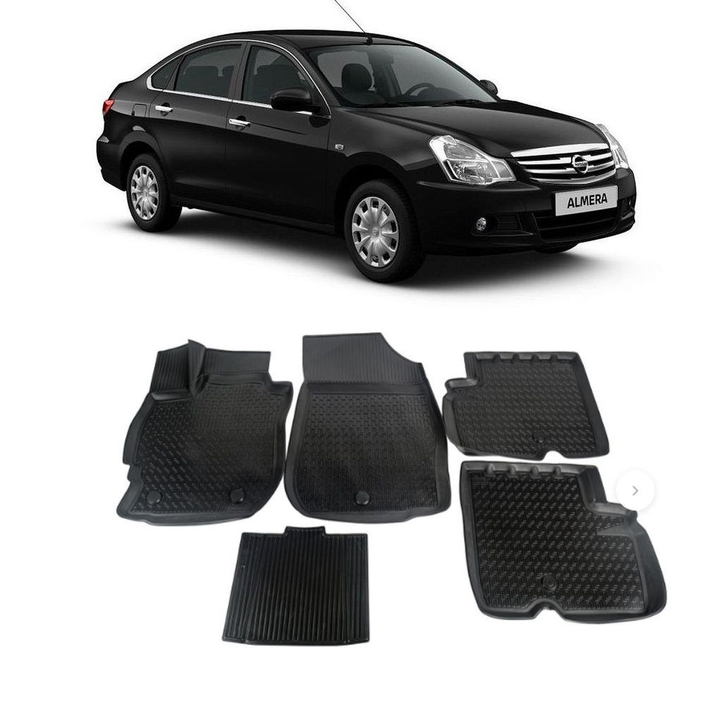Коврики в салон автомобиля BRIX Коврики в салон Nissan Almera G15 2012 ...