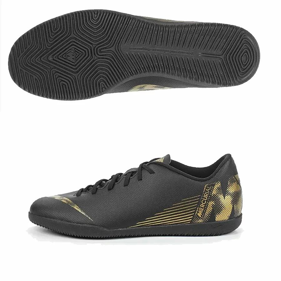 Бутсы для футзала Nike, 37,5, золотой, черный - купить по выгодной цене в интернет-магазине OZON ...