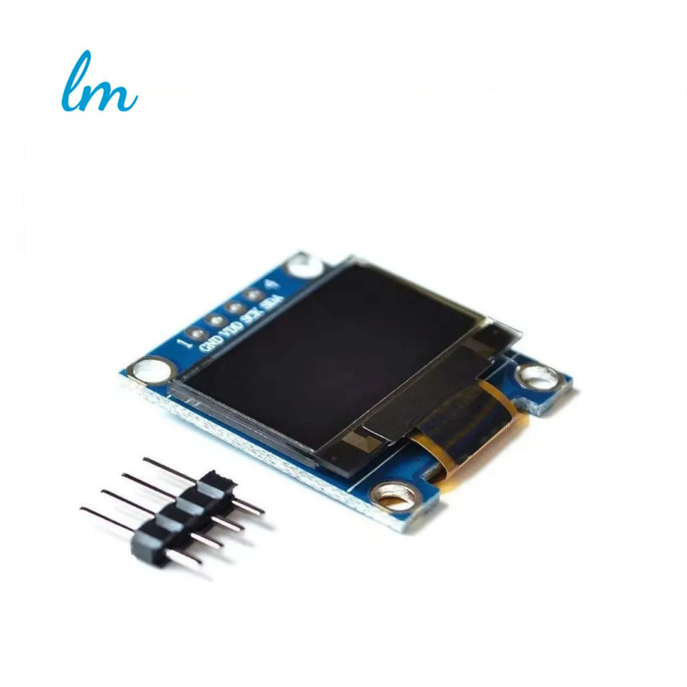 Oled 096 дисплей 128x64 I2c 4 Pin монохромный ГОЛУБОЙ для Arduino Stm32 купить с