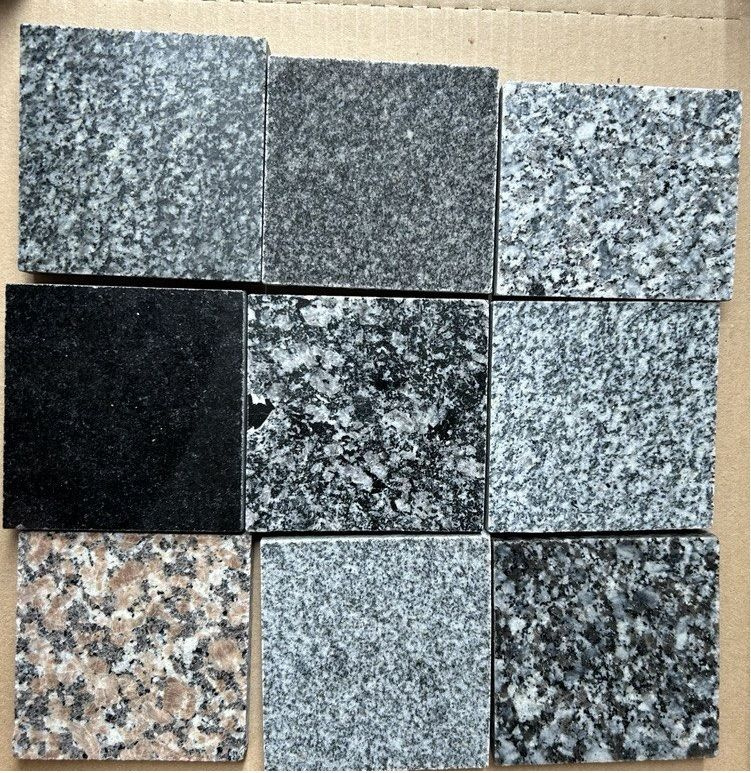 Комплект образцов гранита для строительства и отделки 9 шт - купить с ...