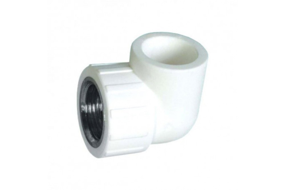 Уголок комбинированный 20 х 3/4' ВР полипропиленовый PPR белый 10125120 VALFEX - купить с ...