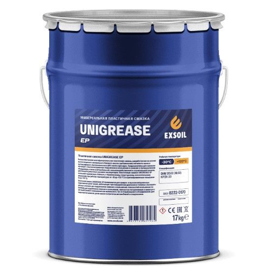 Смазка универсальная консистентная Exsoil UNIGREASE ЕР-2, 17 кг - купить в интернет-магазине ...