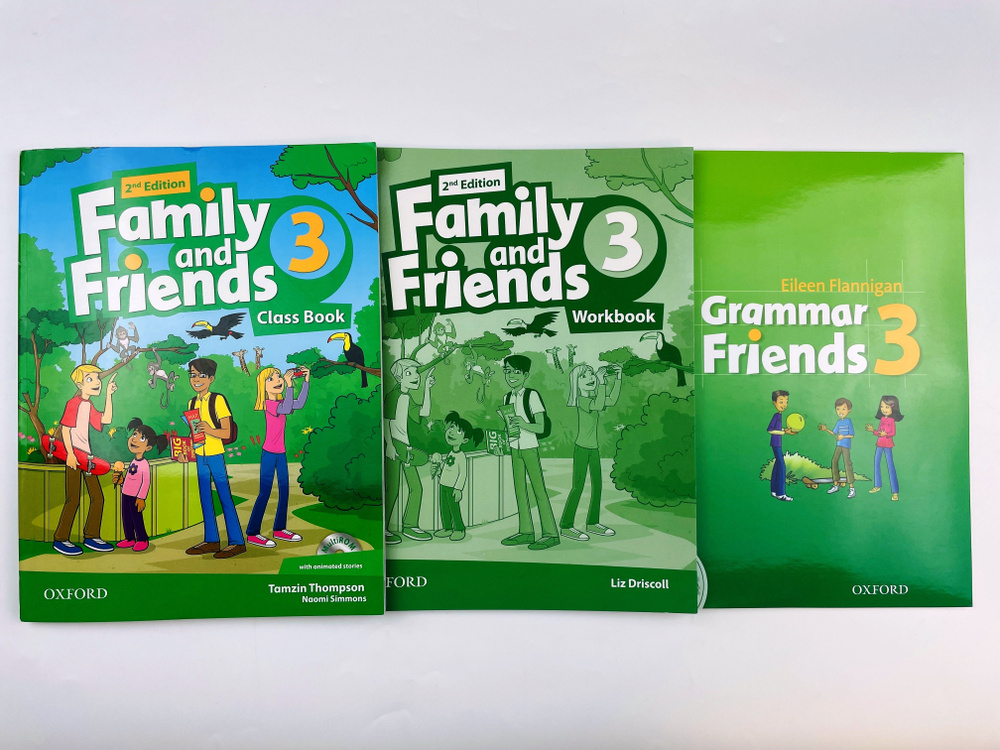 Family and Friends 3 (2nd edition) Class Book + Workbook + Grammar ...