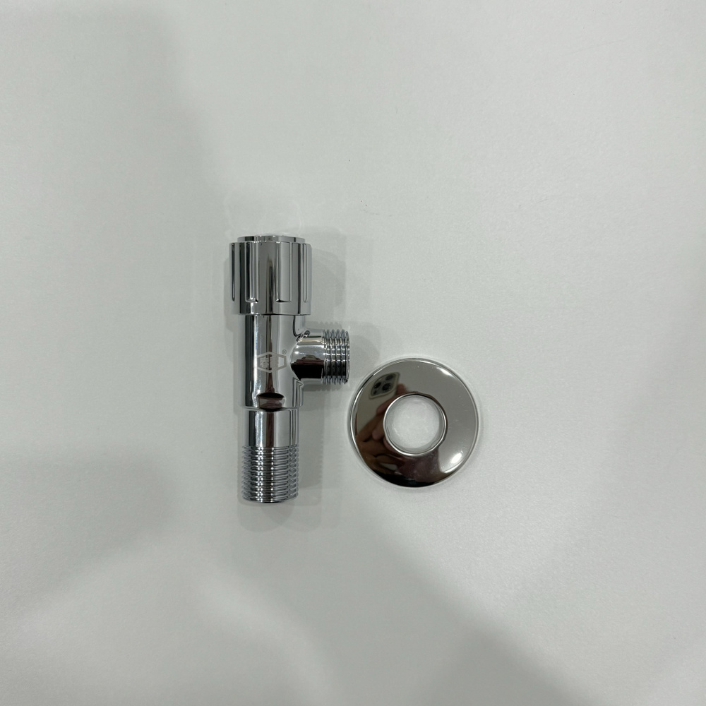 CHUNHONG Угловой клапан-кран DN15 1/2 дюйма (хром) - купить по низкой ...