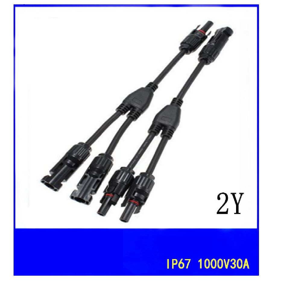 Коннектор для солнечных панелей MC4 Y-2 купить на OZON по низкой цене (1564642423)