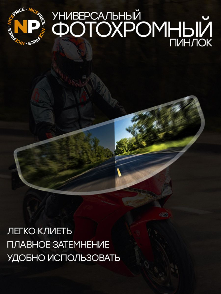 Пинлок для визора универсальный Фотохромный 245х90 - купить с доставкой ...