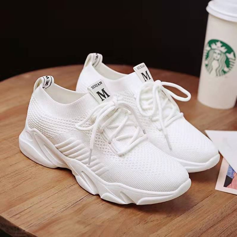 Кроссовки Женский MOOCIE Синтетическая дышащая сетка, размер 38 На любой сезон Шнурки Китай ...