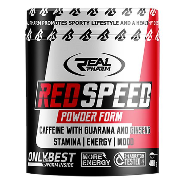 Real Pharm Red Speed, Предтренировочный комплекс, Гуарана + Кофеин ...