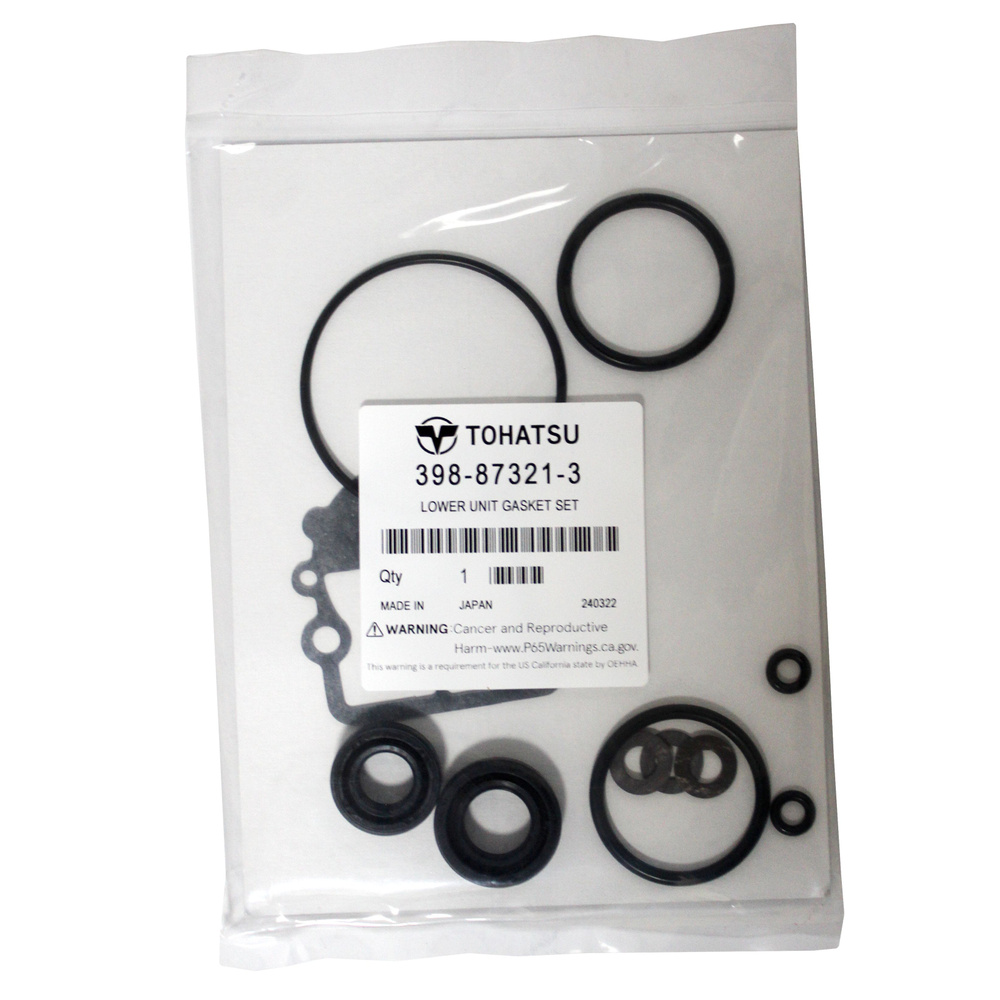 Комплект прокладок редуктора Tohatsu 9.9/18, MFS9.9C/15C/20C (398-87321-3), оригинал - купить по ...
