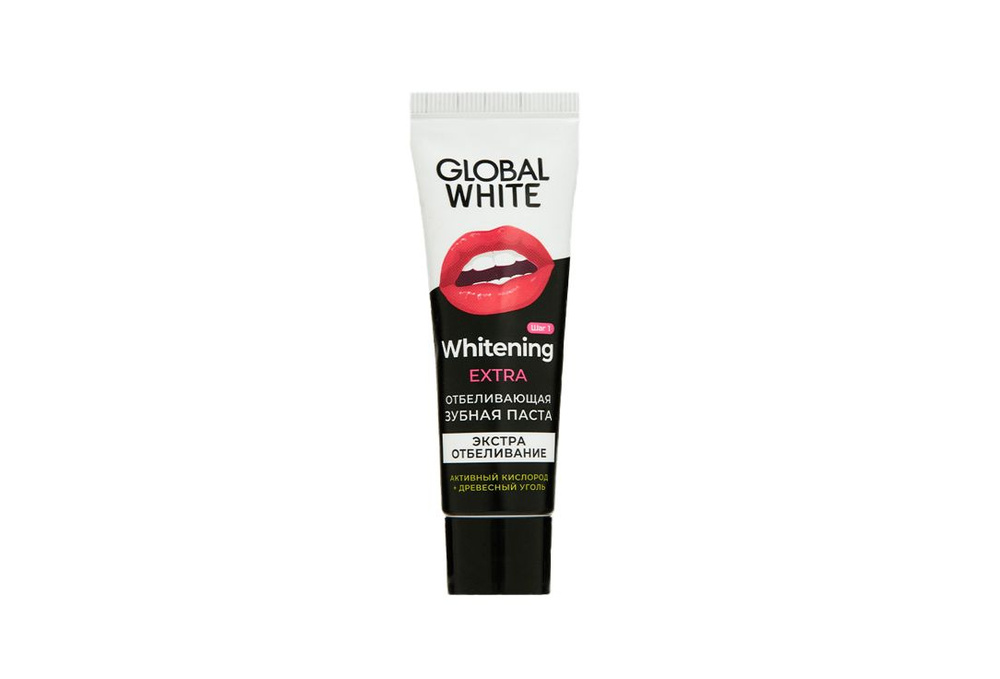 Зубная паста отбеливающая GLOBAL WHITE extra whitening - купить с ...