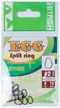 Заводное кольцо HITFISH Egg Split Ring 0 - купить по выгодной цене в ...