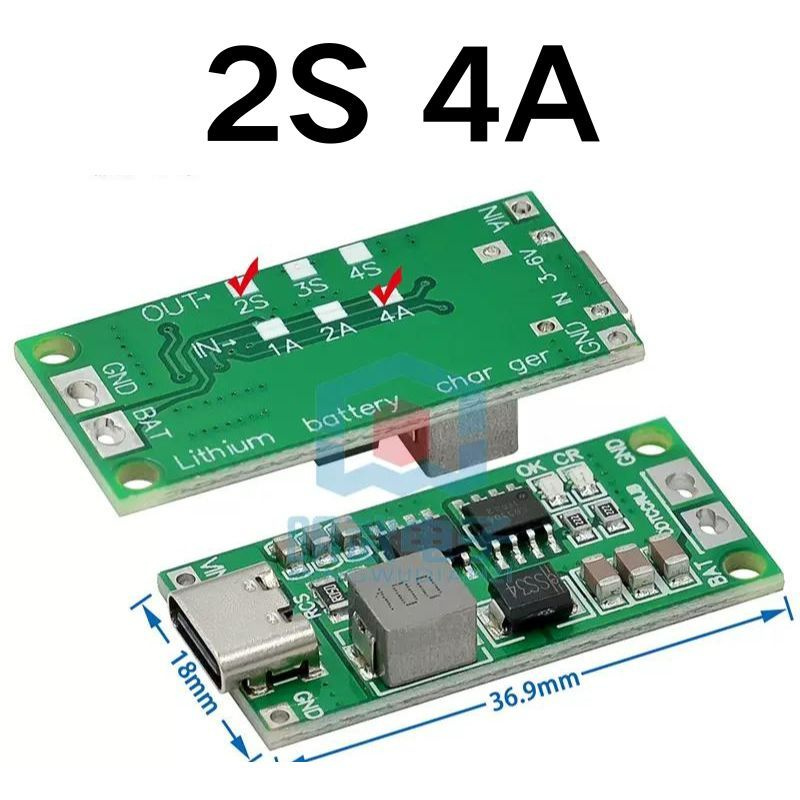 Модуль заряда 2S 4A 18650 для li-ion Li-Pol аккумулятора BMS купить на OZON по низкой цене ...