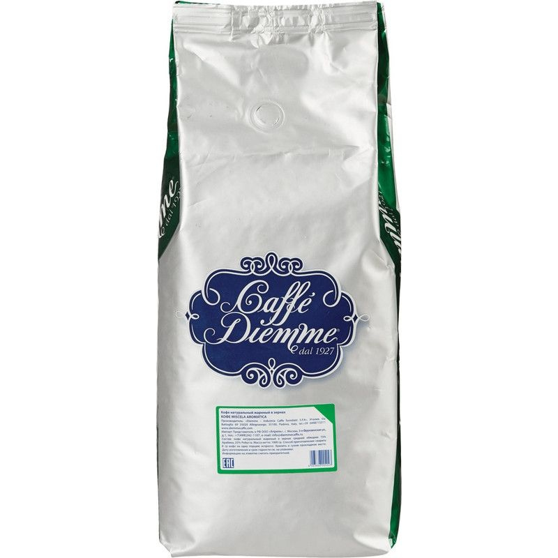 Кофе Diemme Caffe Miscela Aromatica в зернах, 1 кг - купить с доставкой ...