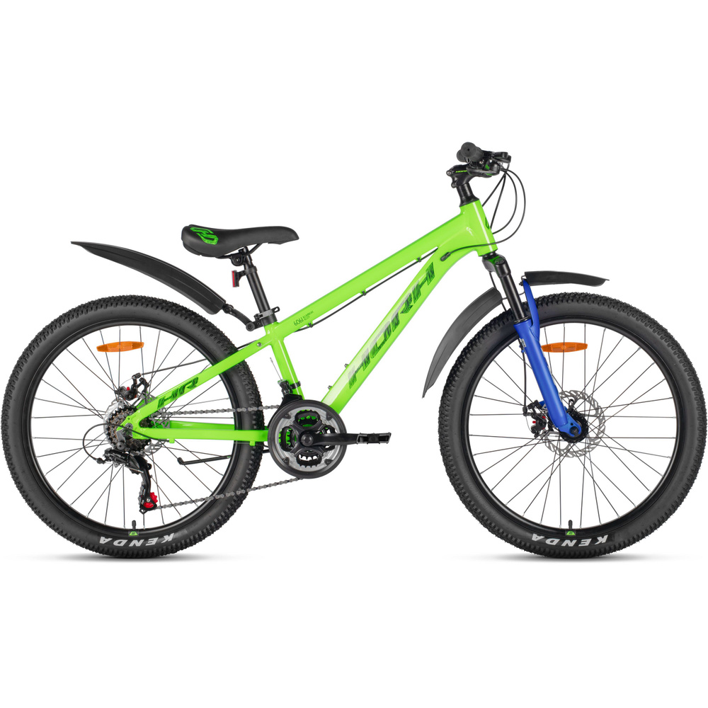 Велосипед HORH TONY 24" (2024) Nemo Green-Blue, детский для мальчиков ...