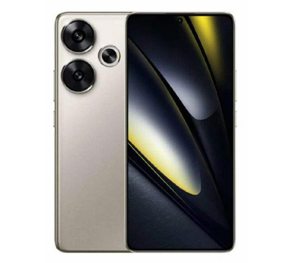 Смартфон Xiaomi Poco F6 5G 8/256Gb Titanium 256 ГБ 8 ГБ Серебряный ...