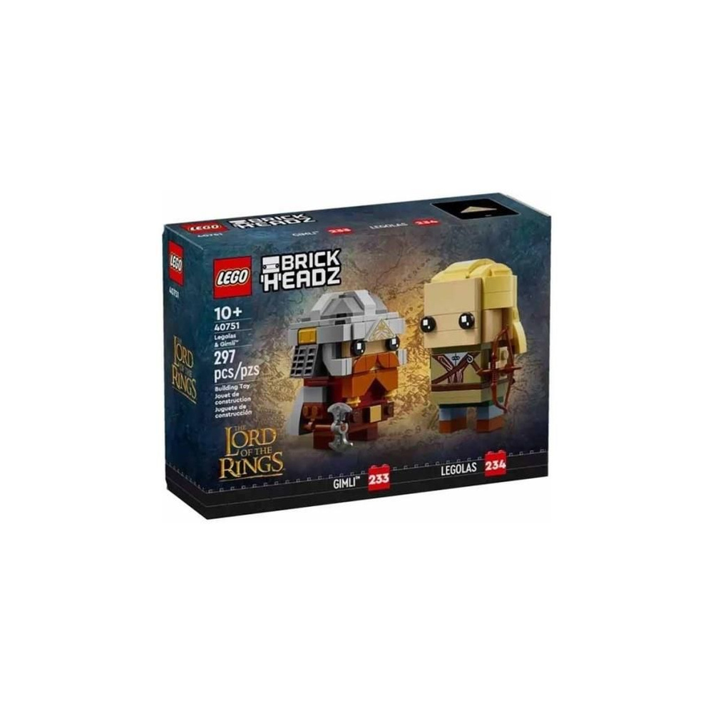Конструктор Lego 40751 BrickHeadz Леголас и Гимли - купить с доставкой ...