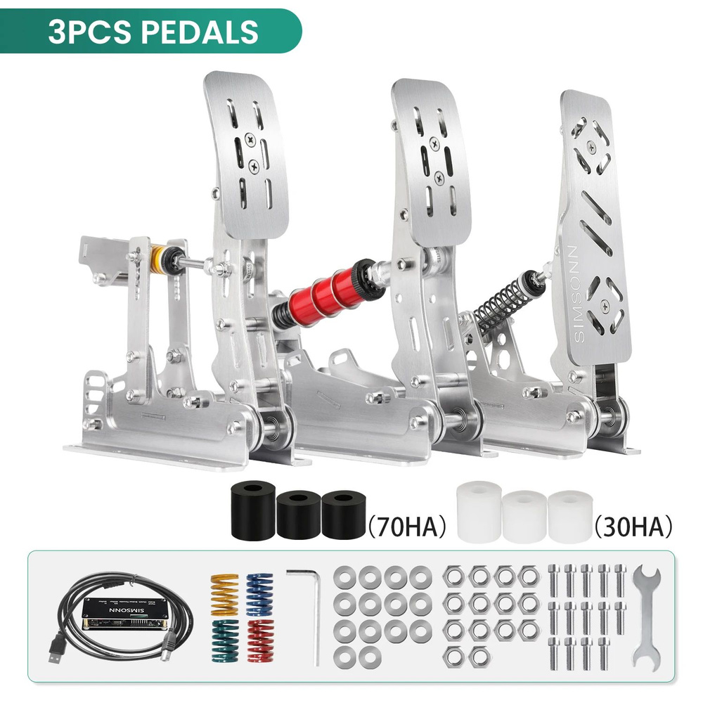 SIMSONN NEW SPRO-P3 Pedal Sim Racing Pedal для ПК Гоночный симулятор ...