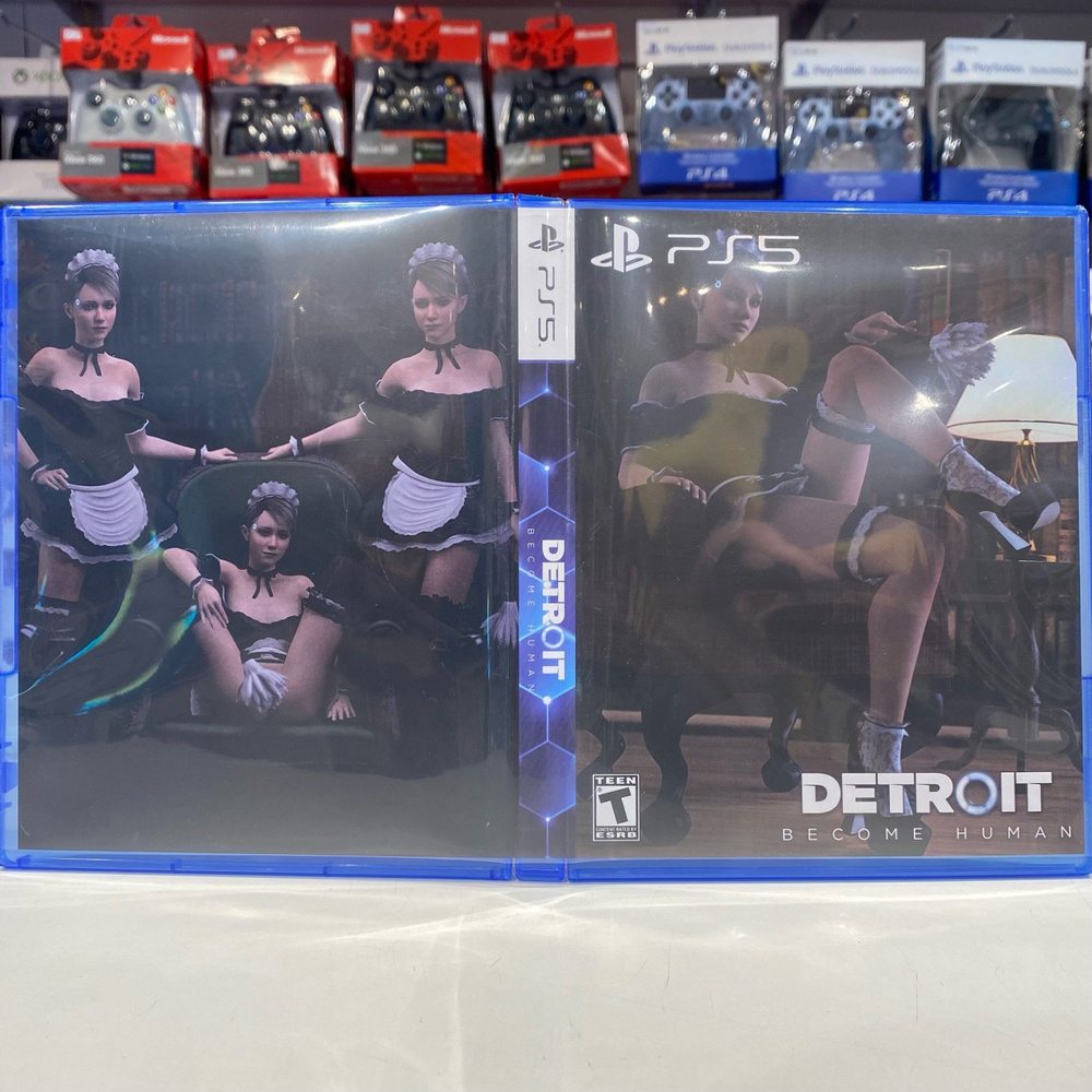 Игра "Detroit: Become Human" PS5 - Кастомная обложка для диска купить ...