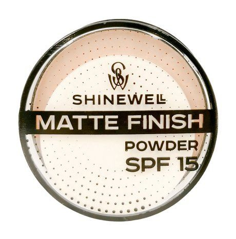 SHINEWELL Пудра Powder Matte Finish SPF 15, 10 г, 01 слоновая кость ...