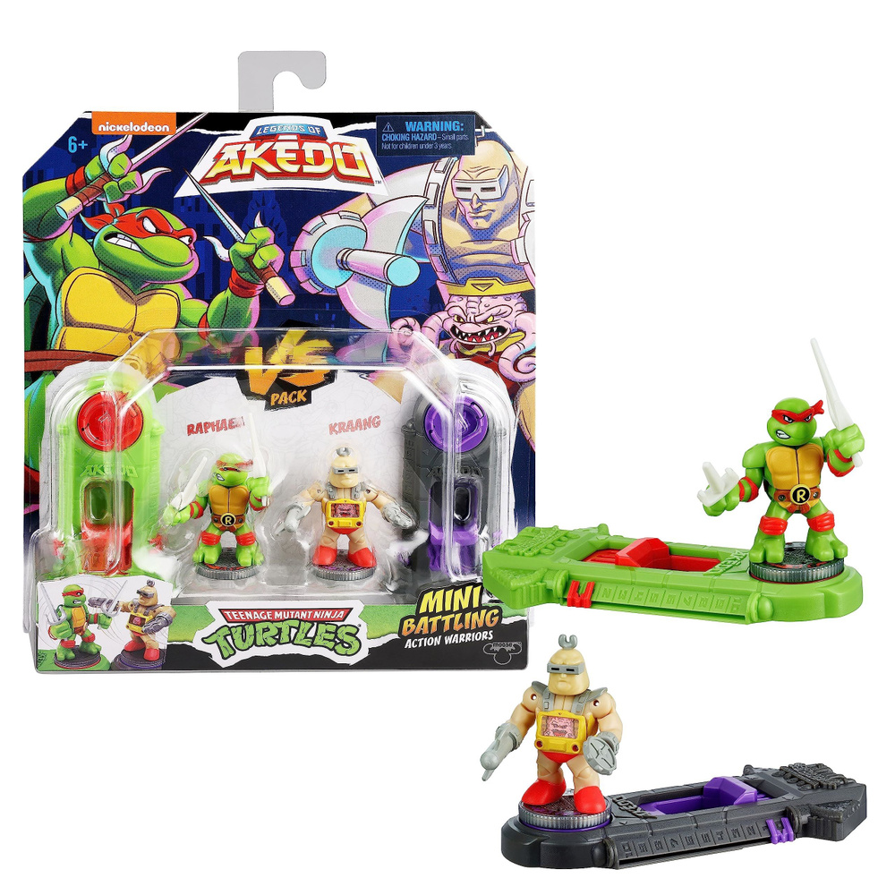 Moose Nickelodeon Legends of Akedo Teenage Mutant Ninja Turtles Battle ...