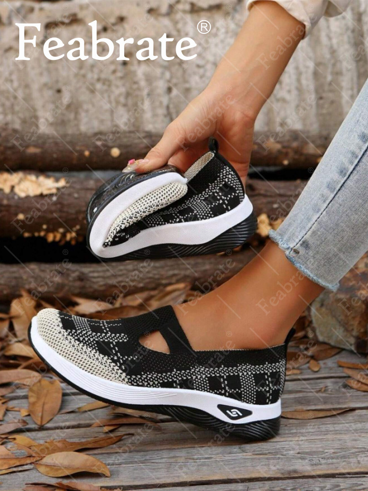 Слипоны Женский Feabrate, размер 39 На любой сезон Без застёжки купить c доставкой на OZON по ...