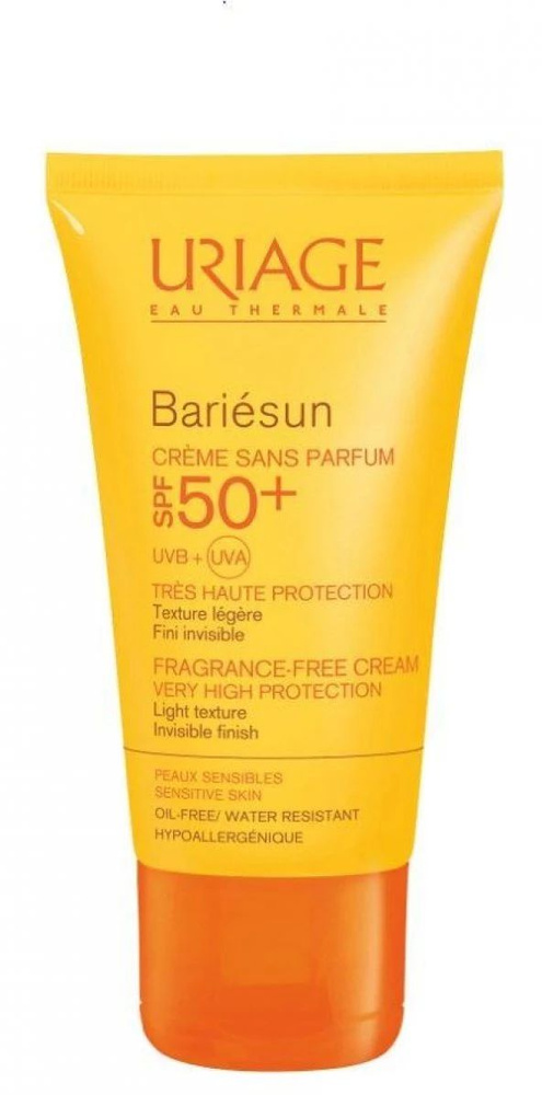 Uriage Bariesun Fragrance-Free Cream SPF50+ 50 мл / Солнцезащитный крем купить на OZON по низкой ...