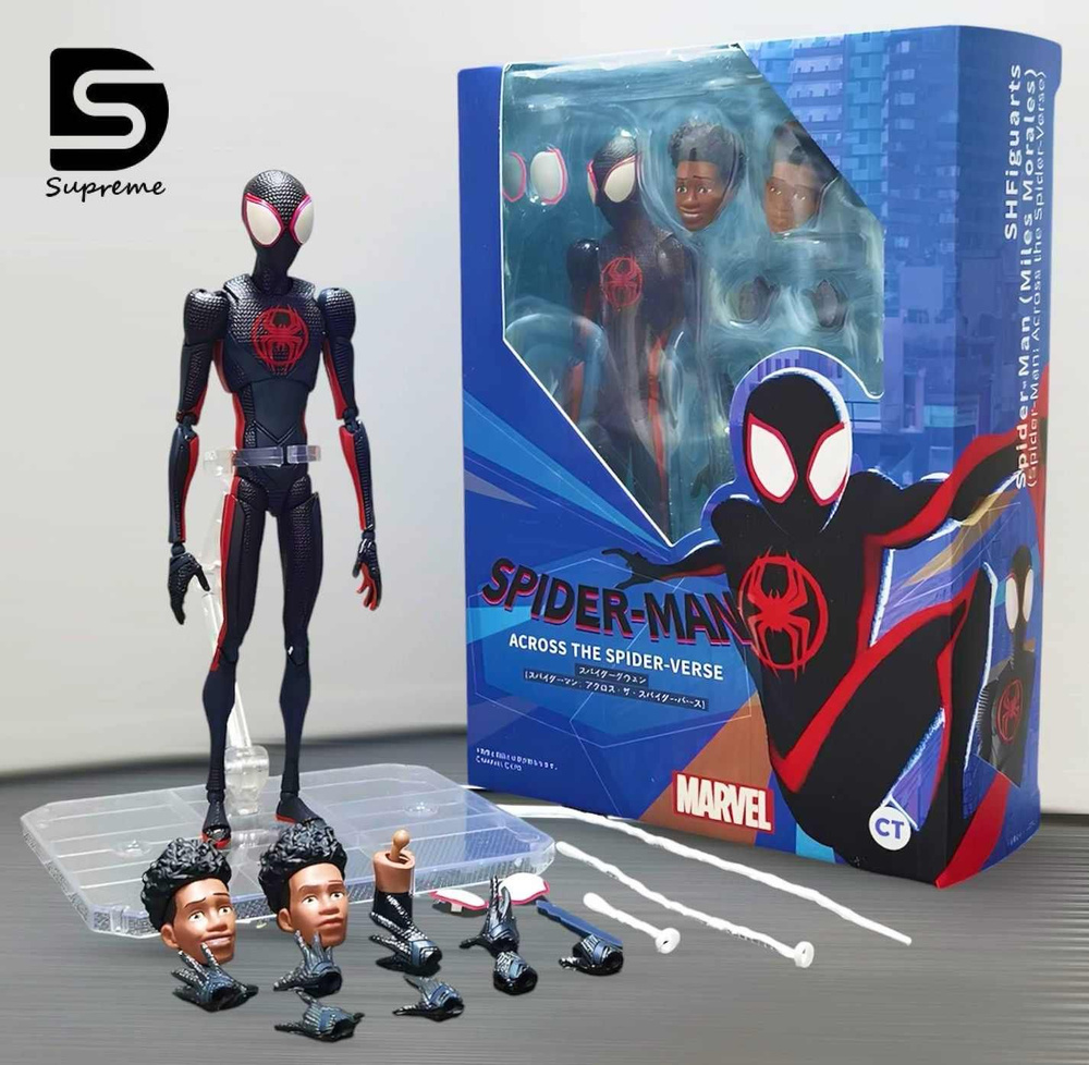 Фигурка Человек паук Через вселенные Майлз Моралес Spider Man Miles