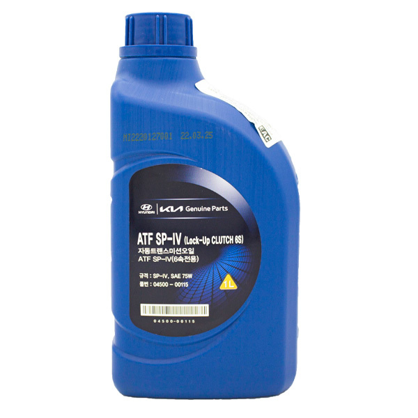 Трансмиссионное масло Hyundai ATF SP-IV 75W 1 л 04500-00115 купить c ...