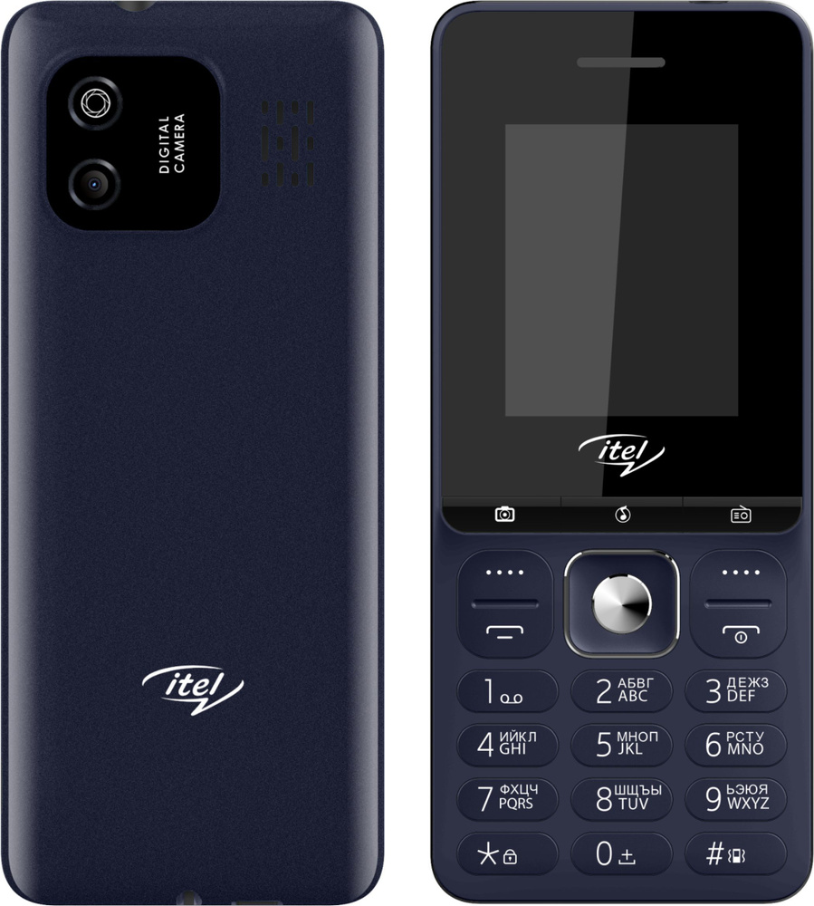 Мобильный телефон Itel it2176 темно-синий купить на OZON по низкой цене (1912262438)