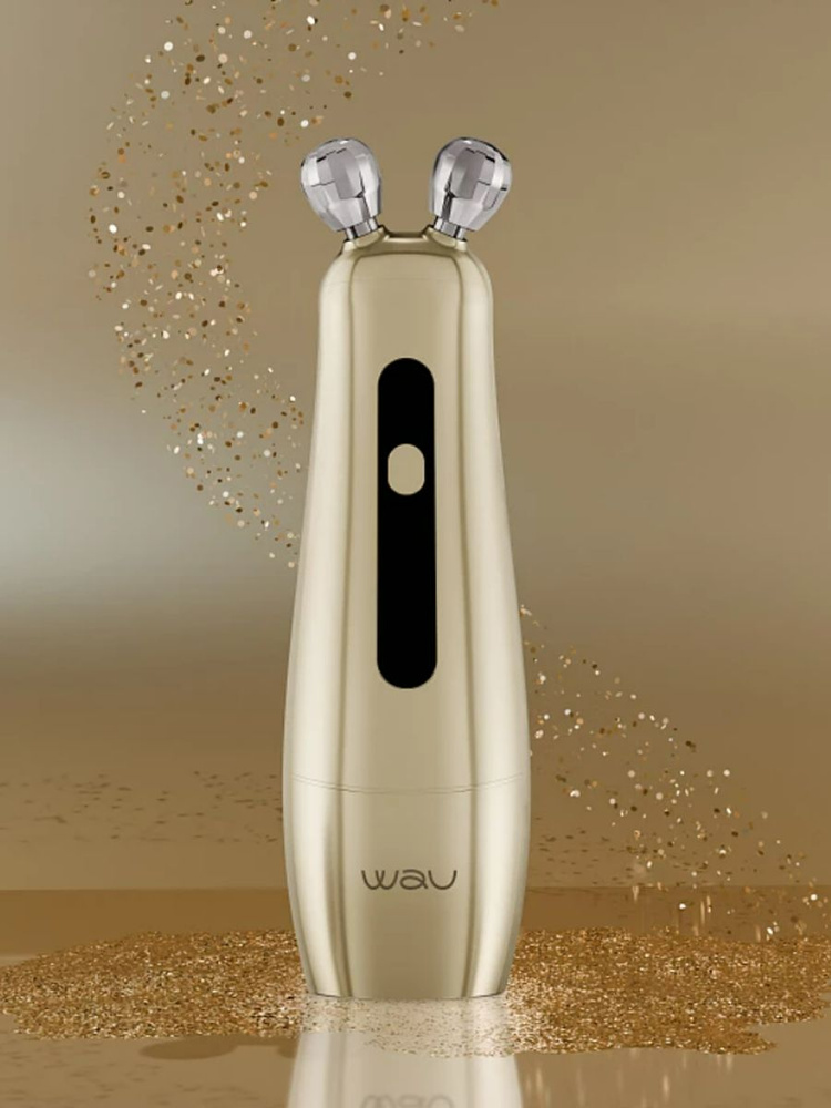 WAU Косметологический аппарат для омоложения лица VIA GOLD. 3 в 1: RF лифтинг, EMS токи купить ...