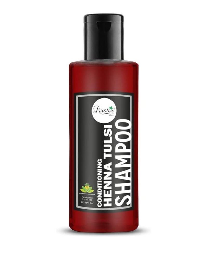 LUSTER Henna Tulsi Shampoo Шампунь для волос с экстрактами хны и тулси ...