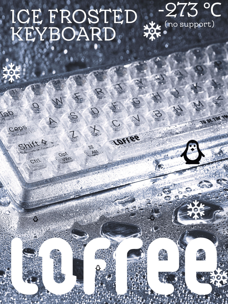 Lofree 1%Transparent EN / Клавиатура для компьютера механическая ...